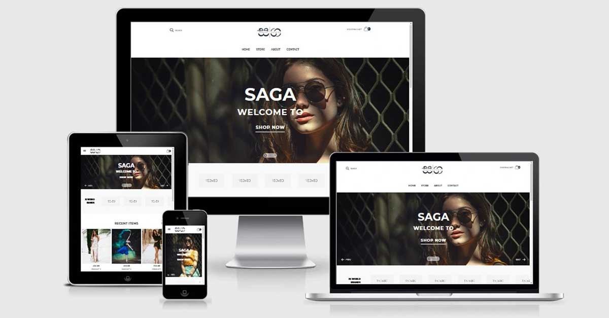 SAGA Clothing Store | Our Works | Phyxle